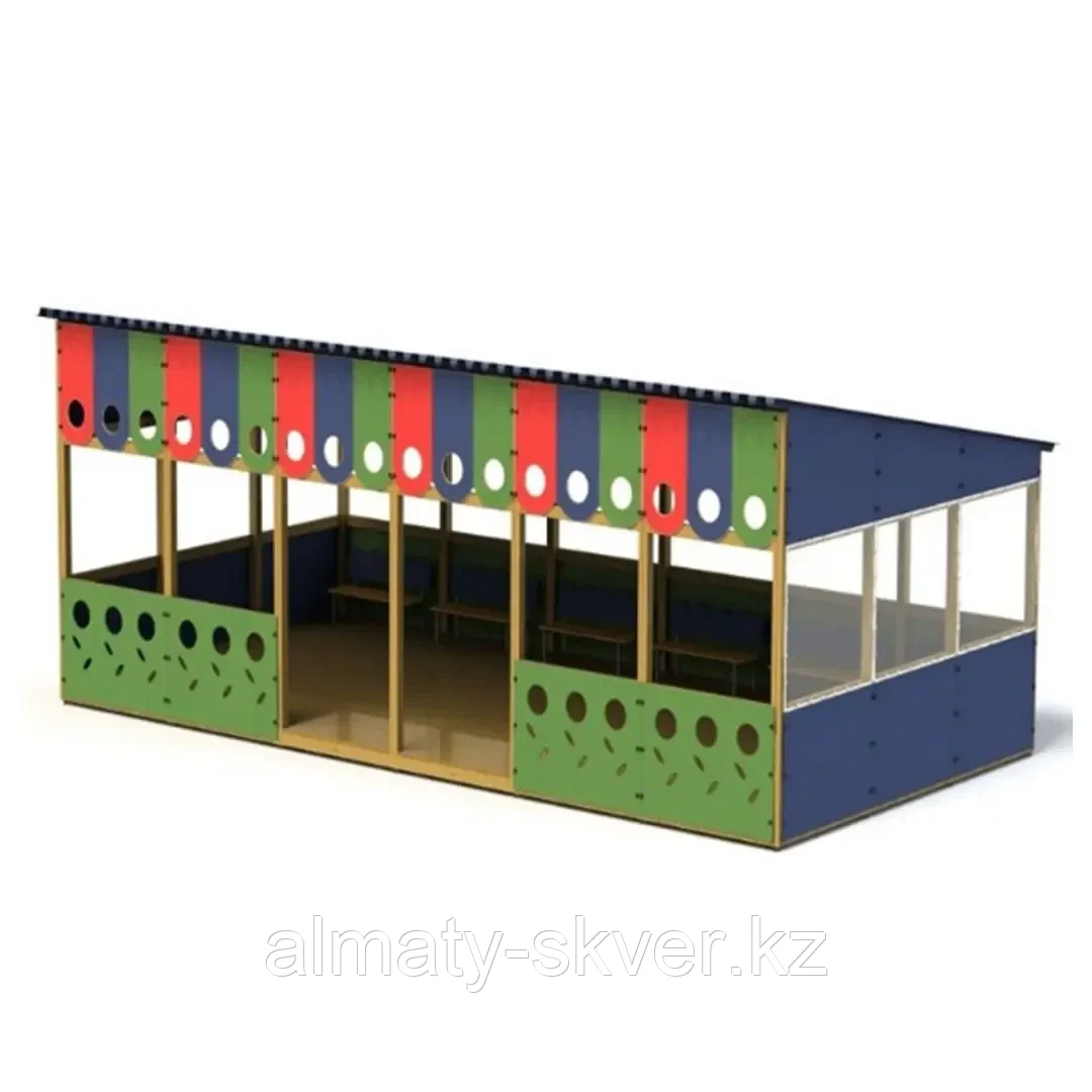 Веранда "Лужок" УСН 8601-0106-0404: продажа, цена в Алматы. Садовые павильоны и беседки от ...