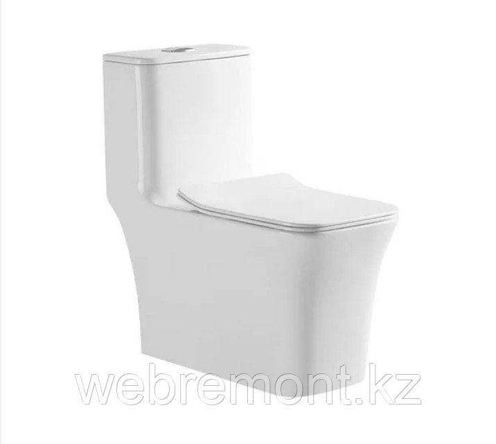 YHJ-8615 Унитаз монолитный 760х700х375: продажа, цена в Астане. Унитазы ...