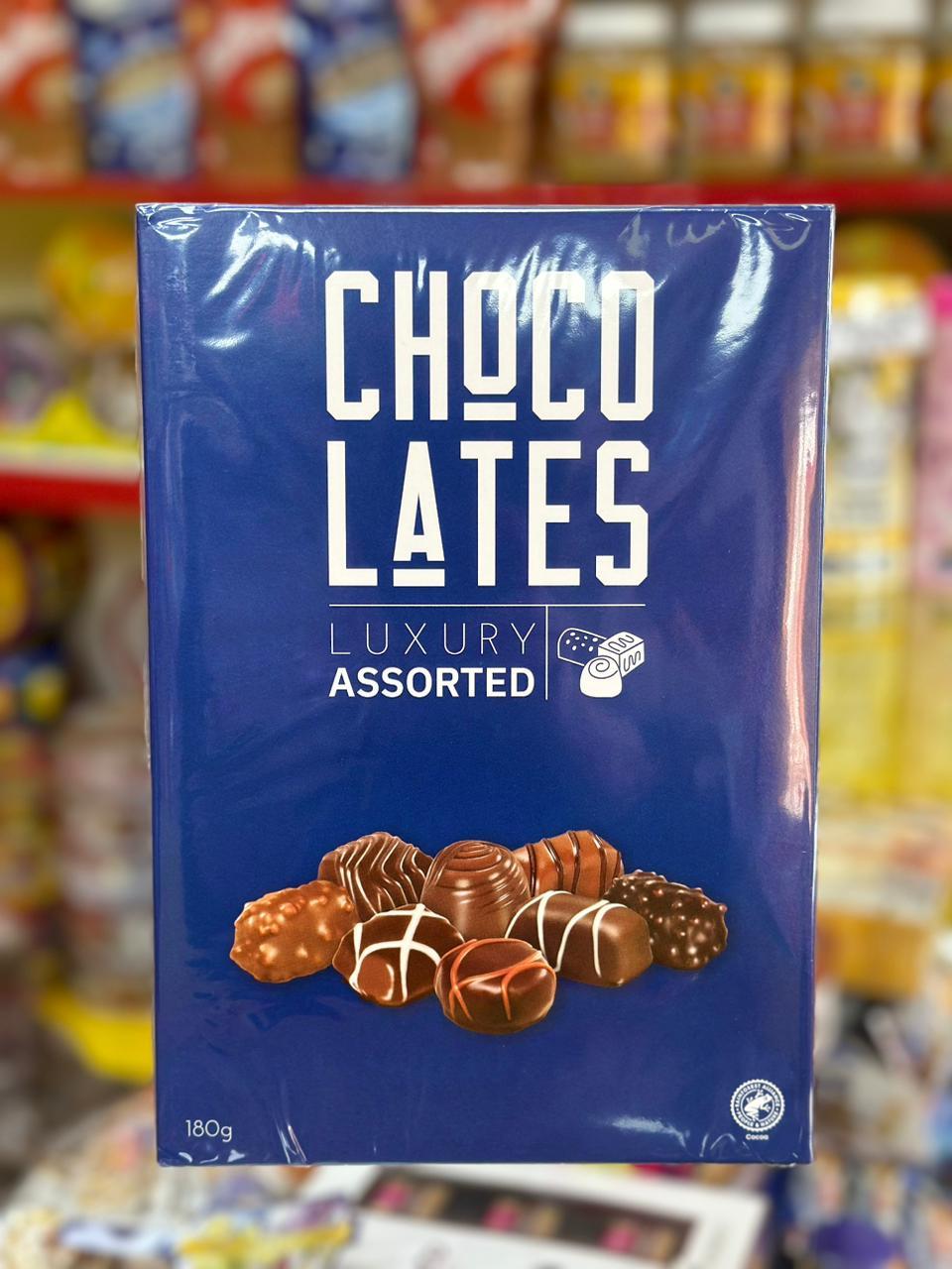 Шоколадные конфеты Choco Lates luxury assorted 180 г (Синяя уп ...
