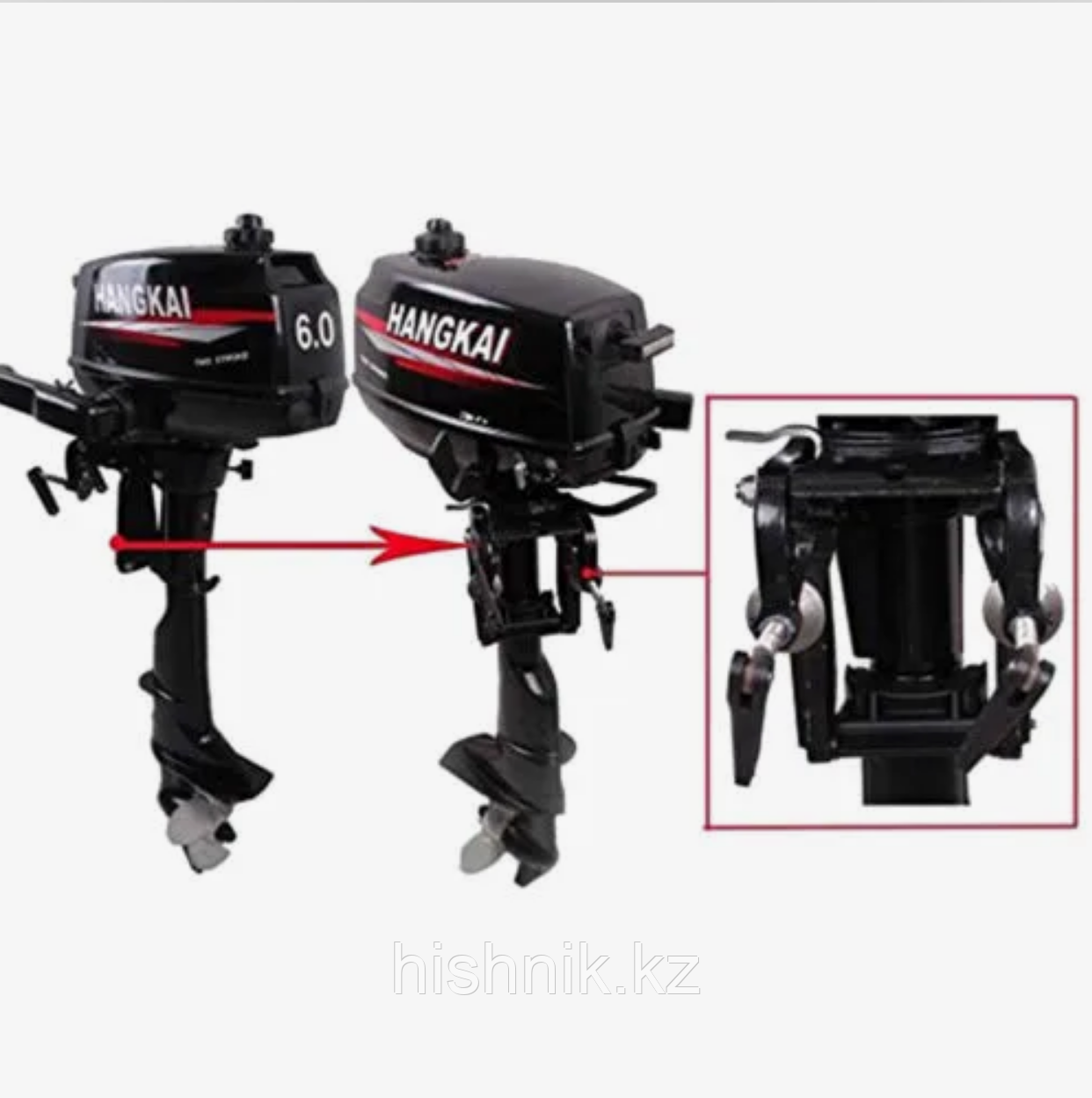 Лодочный мотор Ханкай (Hangkai) 6HP: продажа, цена в Астане. Лодочные ...
