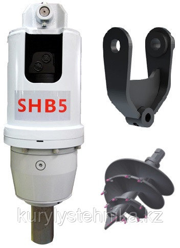 Гидробур (ямобур) для экскаватора-погрузчика Elaz BL880, BL888.: продажа, цена в Алматы ...