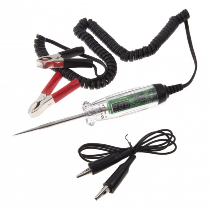 KING TONY Тестер для проверки напряжения цифровой, 12-48 В 9DC243 ...