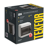 Корпус пластиковый КМПн-6 IP65 черная прозрачная дверь TEKFOR IEK - купить по лучшей цене от ...