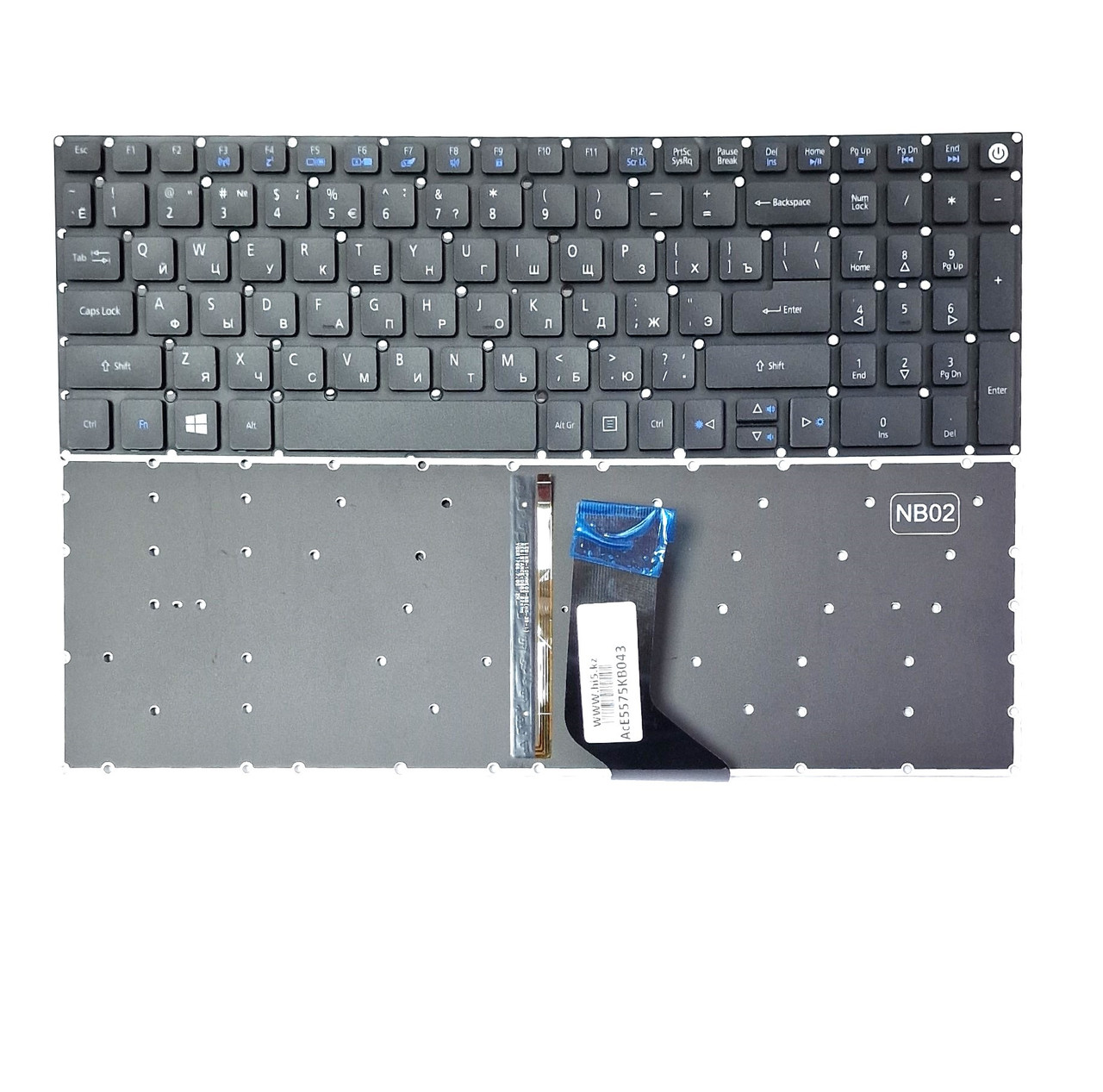Клавиатура для ноутбука Acer Aspire N16C1 N16C2 N16Q2 N16Q3 N16Q5, RU c ...