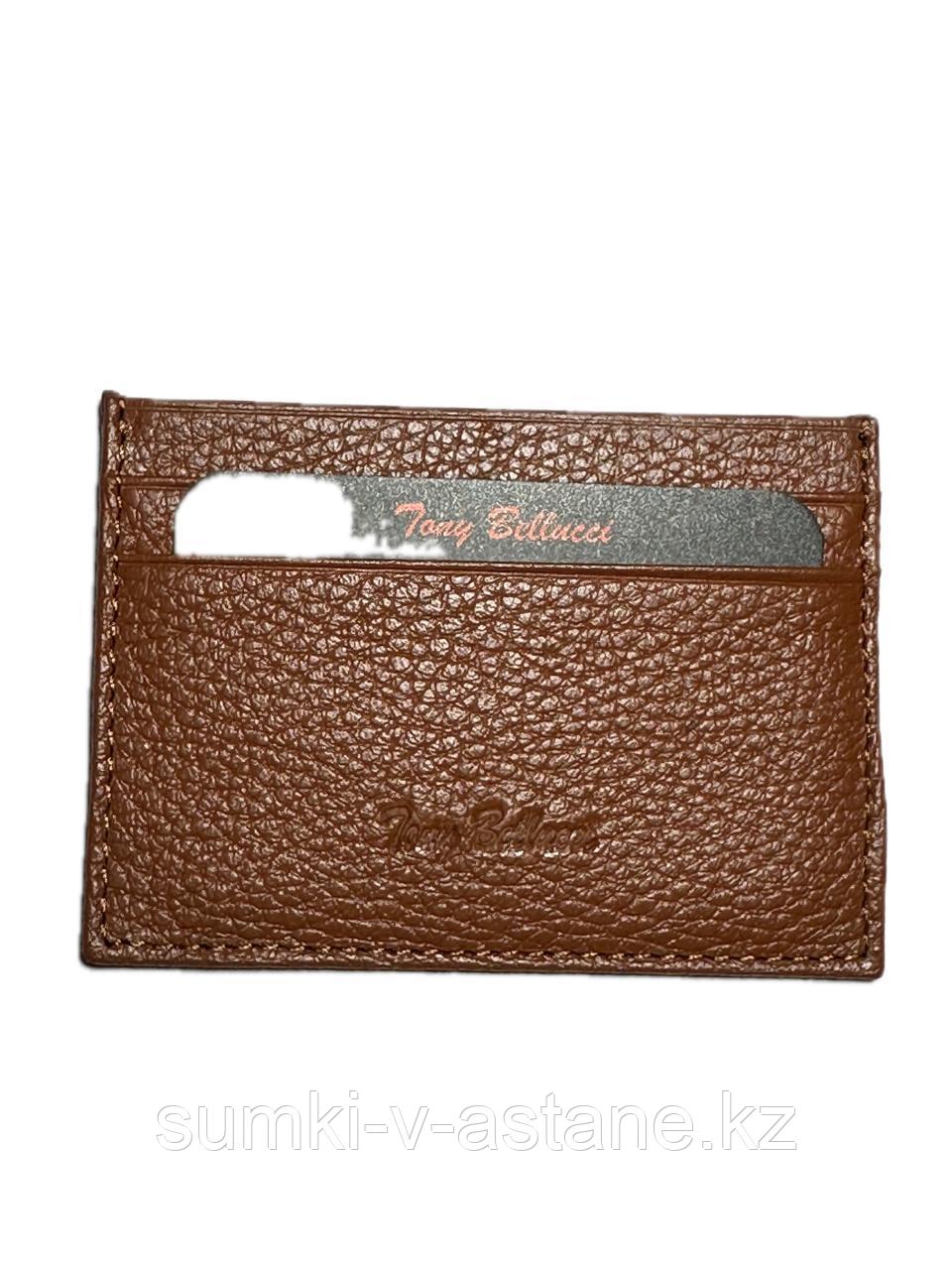 Двухсторонний картхолдер на 4 карты с отделом для купюр от итальянского ...