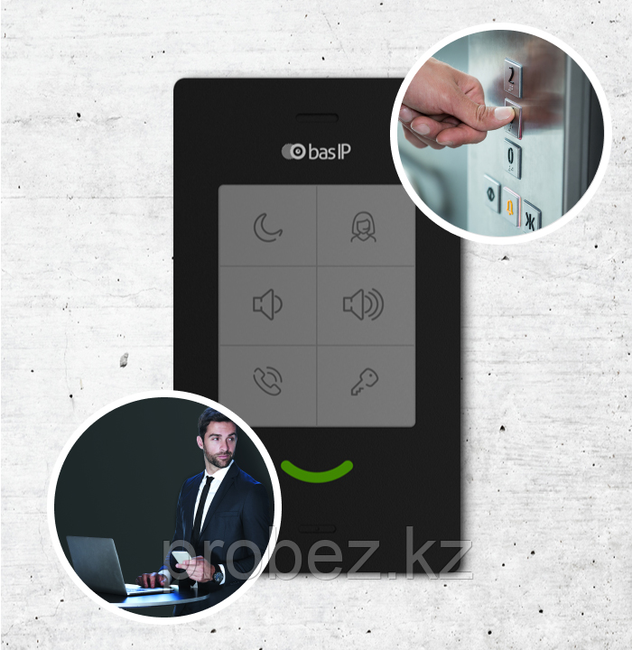 АБОНЕНТСКОЕ IP АУДИО УСТРОЙСТВО BAS-IP SP-03 BLACK: продажа, цена в ...