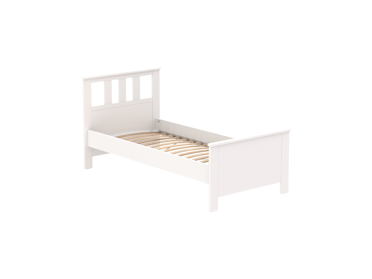 САГА кровать, одинарная, 90х200, белая: продажа, цена в Алматы. Кровати ...