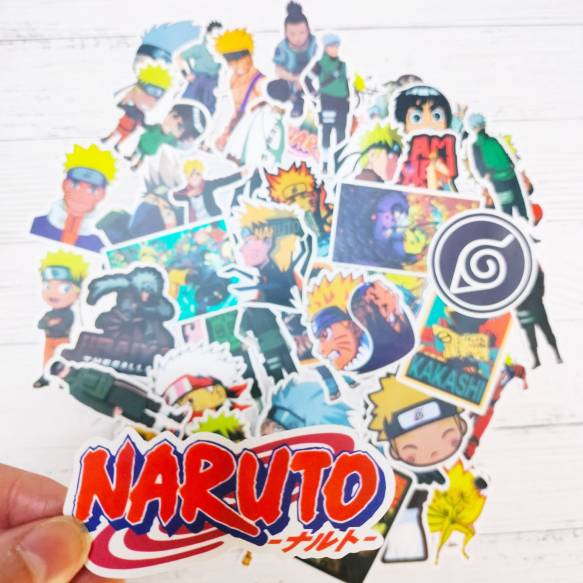 Стикеры глянцевые 50 шт Аниме Наруто заказать в интернет магазине LanDuken