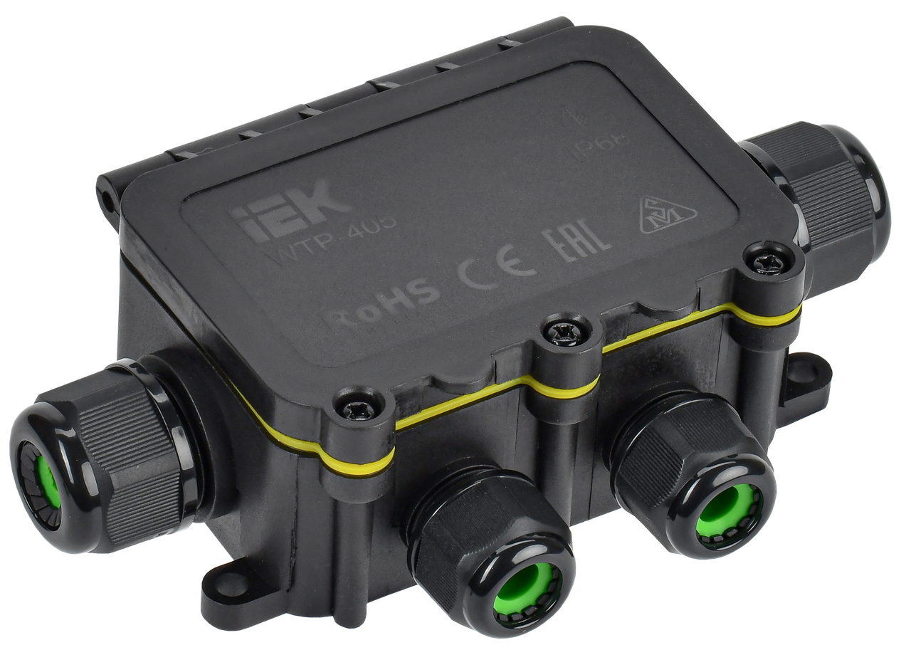 Коробка распределительная герметичная WTP-405 6 вводов IP68 IEK ...