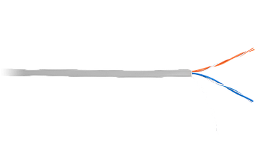 Кабель NETLAN U/UTP 4 пары, Кат.5e (Класс D), 100МГц, однож., BC (чистая медь), внутр., PVC нг(B ...