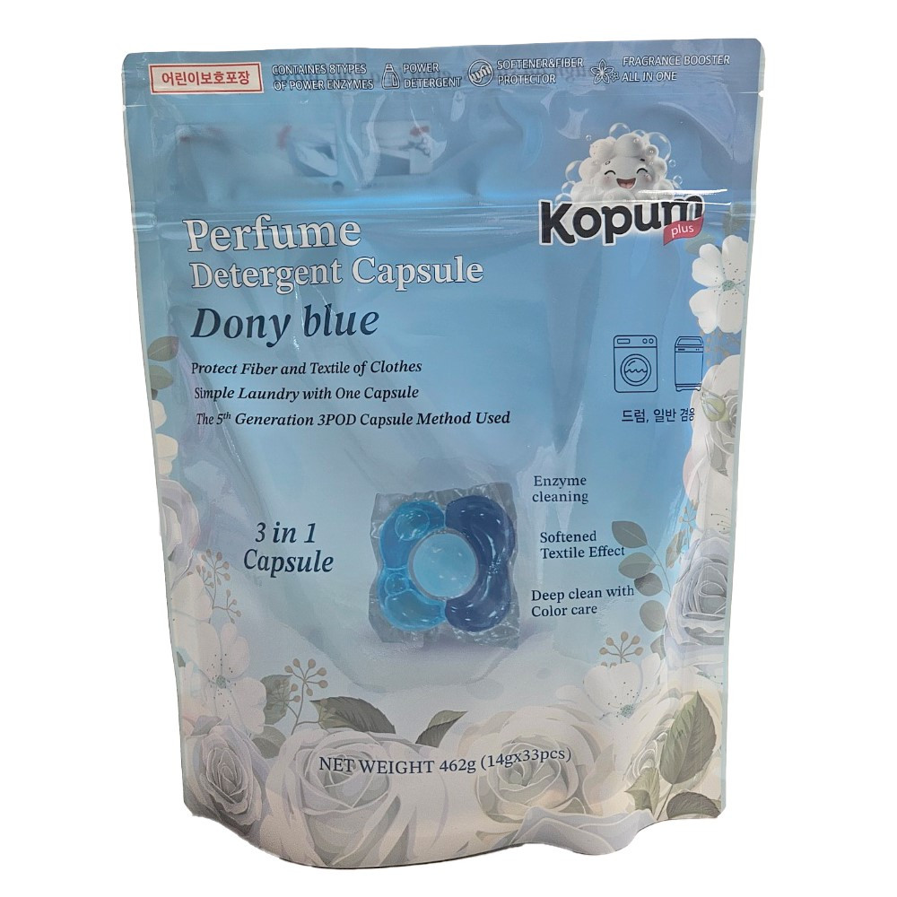 Kopum Plus 3 in 1 Dony Blue Perfume Detergent Capsule Парфюмированные ...