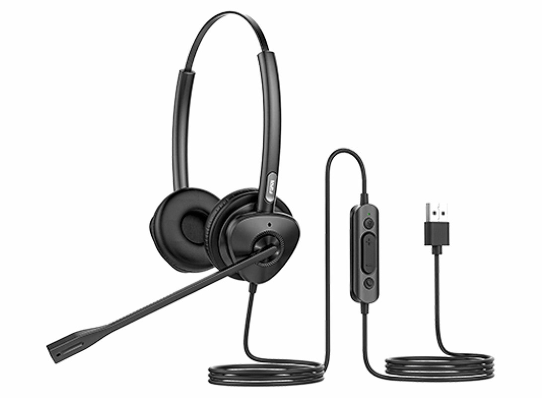 USB-гарнитура Fanvil наушники с шумоподавлением для Call Центров в ...
