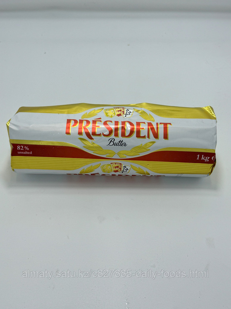 Масло кислосливочное несоленое 82%, "PRESIDENT", 1кг (id 120234089 ...