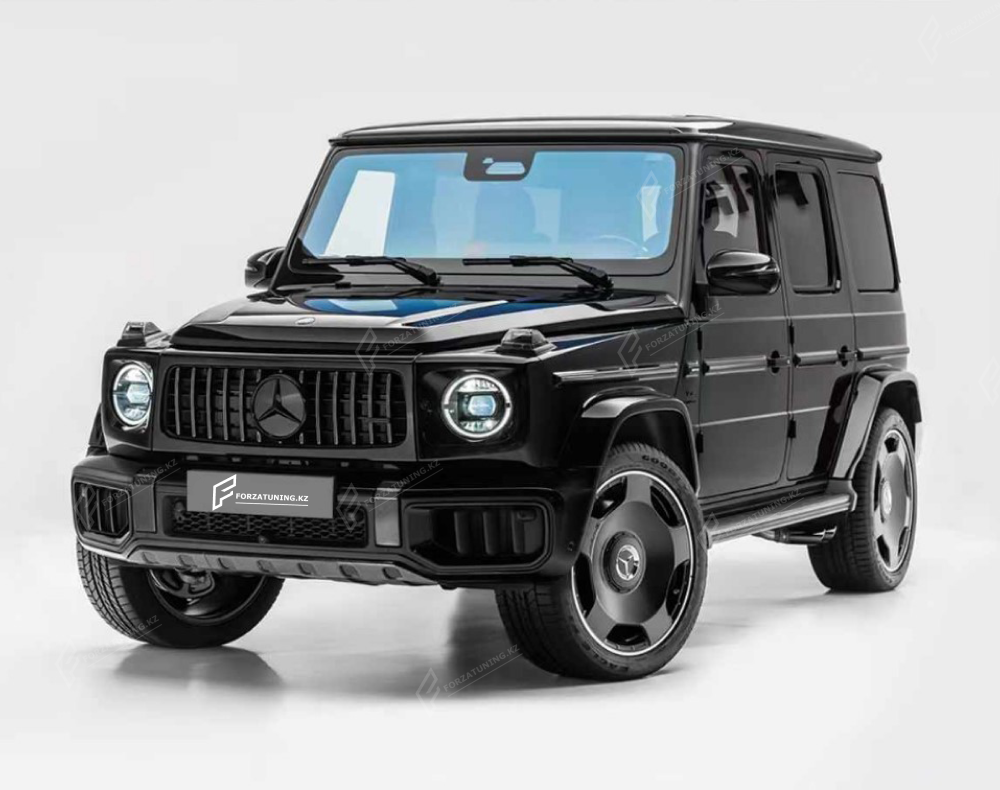 Обвес G63 на Mercedes-Benz G-Class 2024+ W465 G500 G450 G350 G550 Гелик Передний бампер Решетка ...