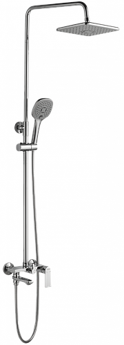 Стойка душевая со смесителем HB24505 хром HAIBA (id 121373497), купить в Казахстане, цена на Satu.kz