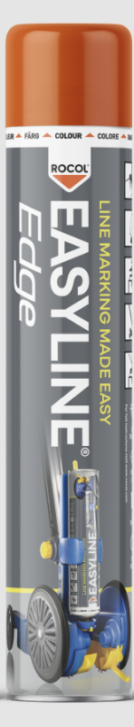 ROCOL EASYLINE® Edge Paint Оранжевый (RAL 2009), 750 мл, краска ...