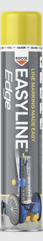ROCOL EASYLINE® Edge Paint Флуоресцентный желтый, 750 мл, краска ...