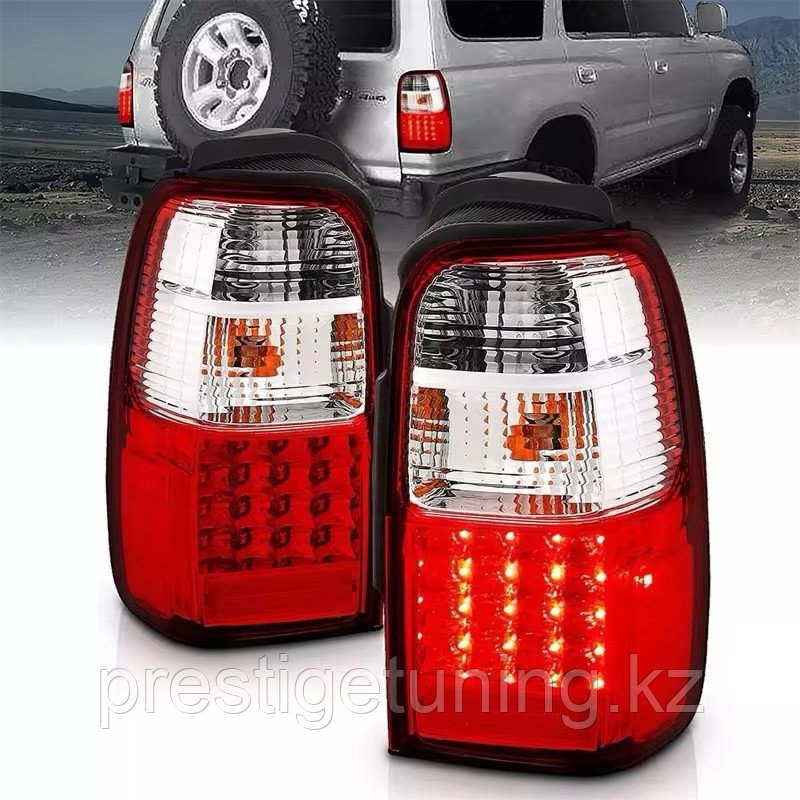 Задние фонари на 4Runner 1997-03 тюнинг (Красно-белые): продажа, цена в ...