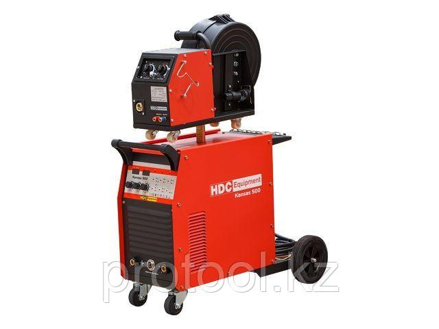 Купить Полуавтомат сварочный HDC Kansas 500 (380В, MIG/FLUX/MMA, евроразъем, синергетич. режим ...