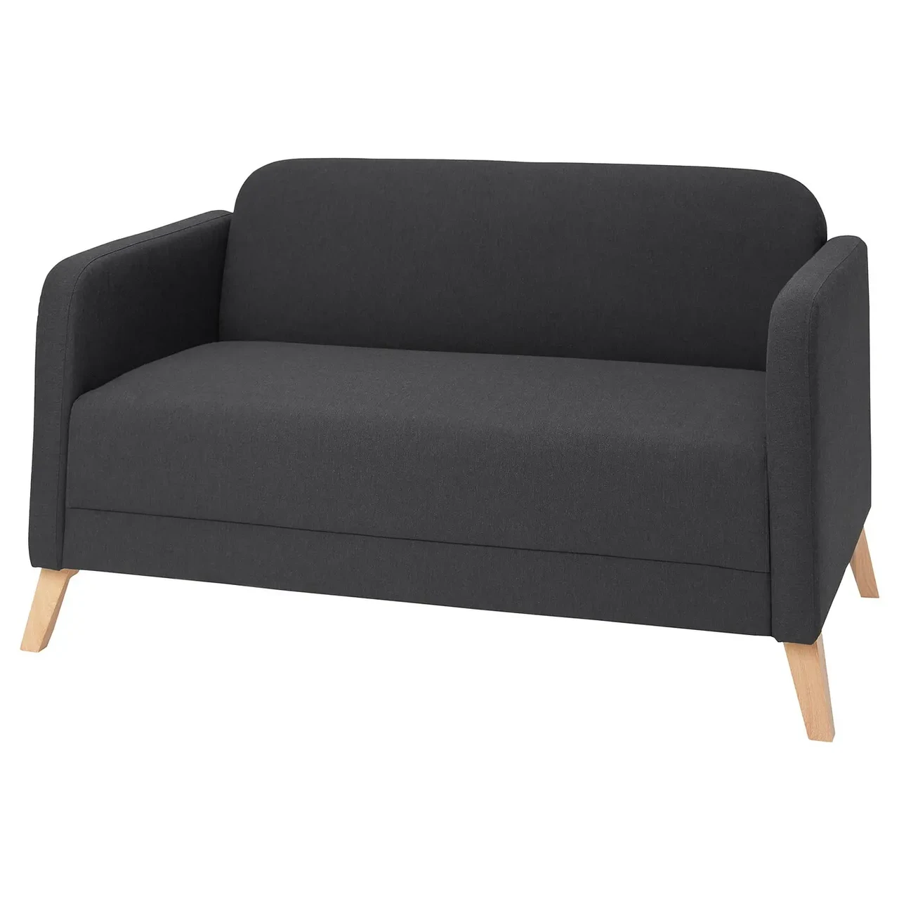 ЛИНАНЕС 2-местный диван, Vissle темно-серый ИКЕА, IKEA - купить по ...