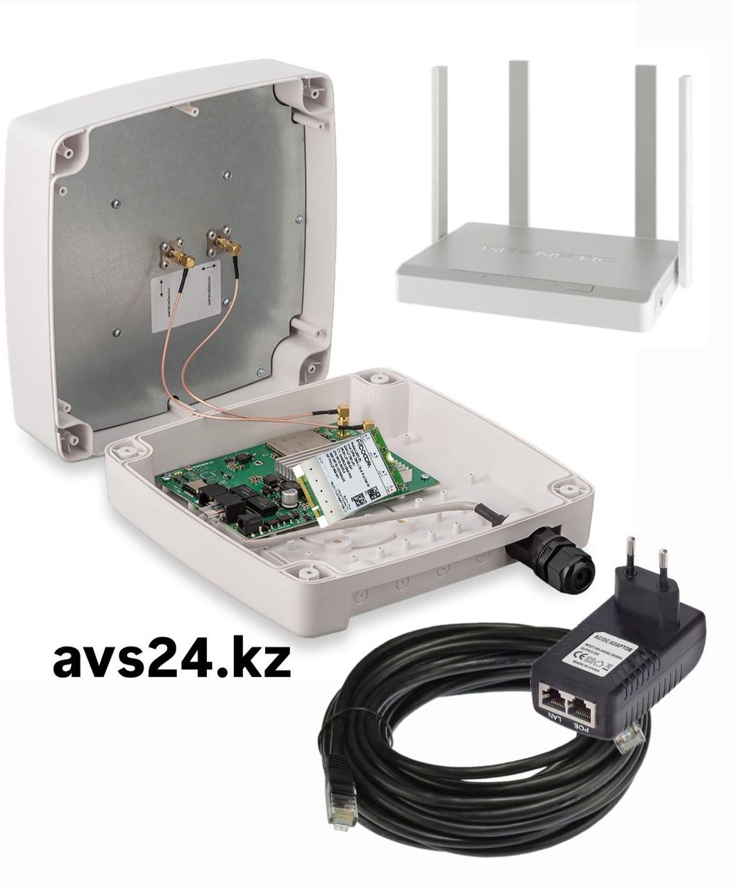 Купить FIBOCOM L860-GL, Антенна KAA15-1700/2700 U-BOX RJ45 , KEENETIC ...