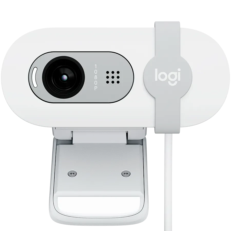 LOGITECH Brio 100 Full HD Webcam - OFF-WHITE - USB (id 122571391 ...