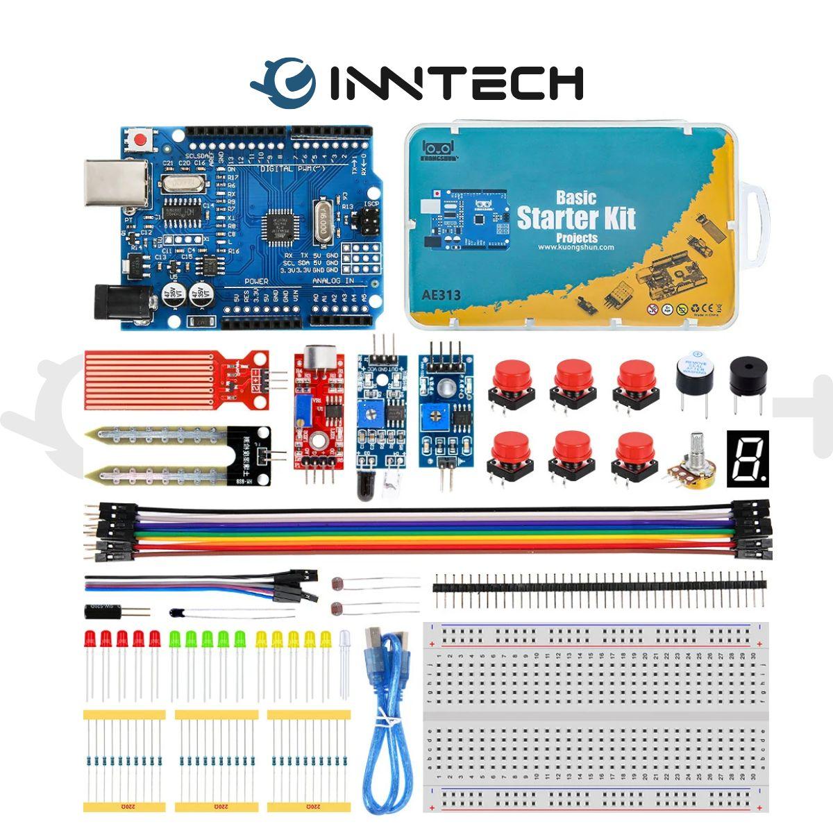 Arduino ATmega 328P Basic Starter Kit Базовый стартовый набор: продажа, цена в Алматы ...