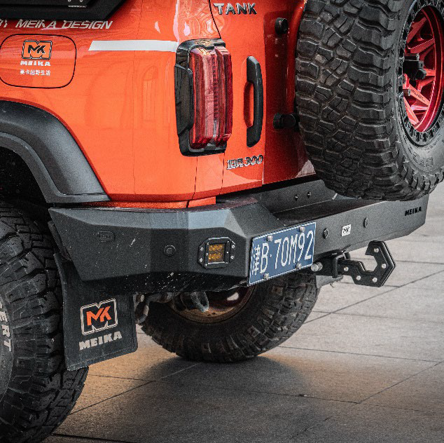 Силовой задний бампер MEIKA Tank 300 2021+ Танк дуга лебедка 2 фонаря ...