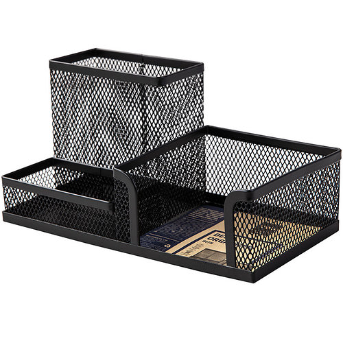 Органайзер DELI 200х100х98 мм, металлический, черный, купить в ...