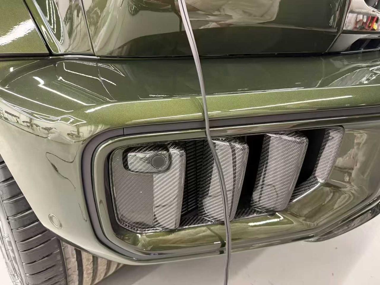 Карбоновые накладки на воздуховоды для Mercedes-Benz G-Class 2024+ W465 G63 Мерседес Гелик ...