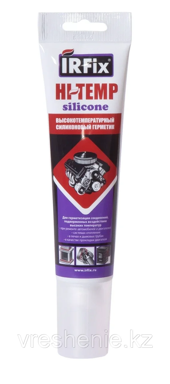 IRFIX HI-TEMP Высокотемпературный силиконовый герметик, цена купить в Алматы