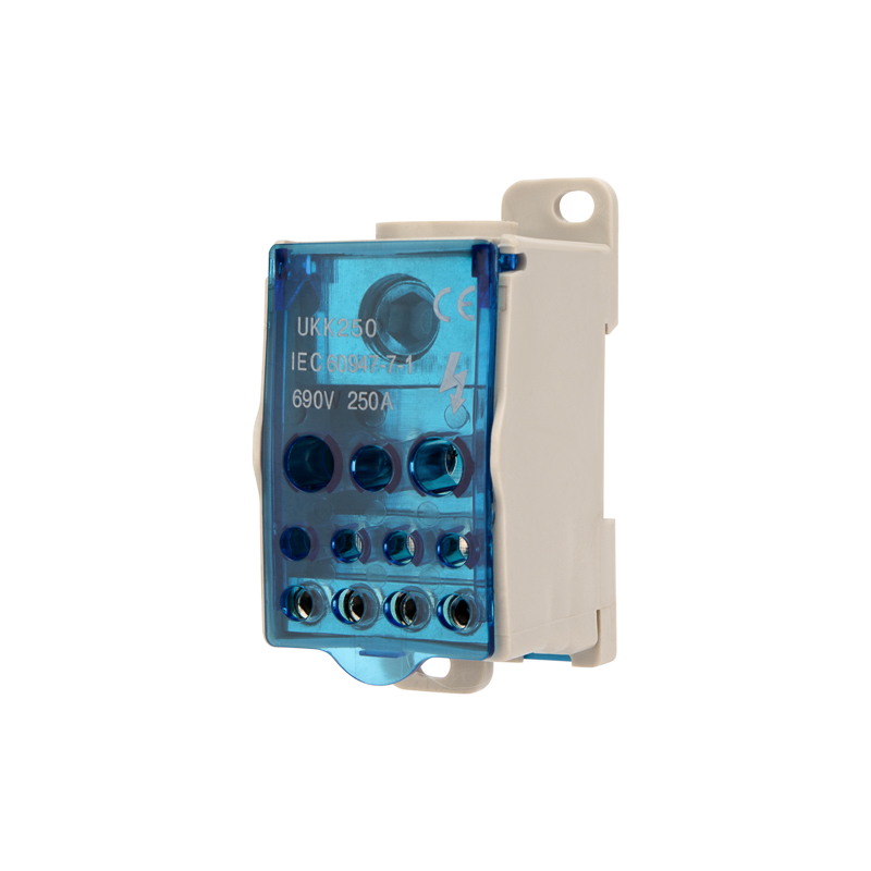 Блок распределительный РБД-250А 120мм2 0.69кВ на DIN-рейку Rexant - купить по лучшей цене от ...