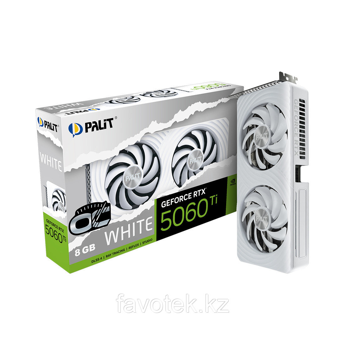 Видеокарта PALIT RTX5060Ti WHITE OC 8GB, купить в Казахстане, цена на ...