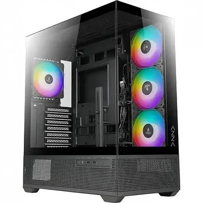 Корпус AZZA CUBE PLUS Black CSAZ-1002 CUBE+ (Игровые, Midi-Tower), купить в Казахстане, цена на ...