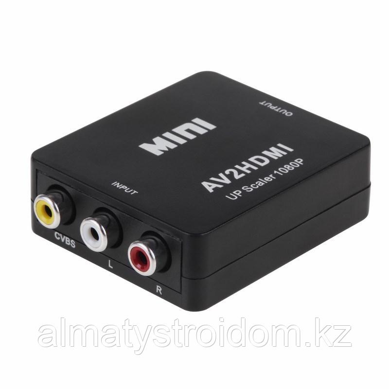 Конвертер 3 RCA на HDMI, пластик REXANT, купить в Казахстане, цена на Satu.kz