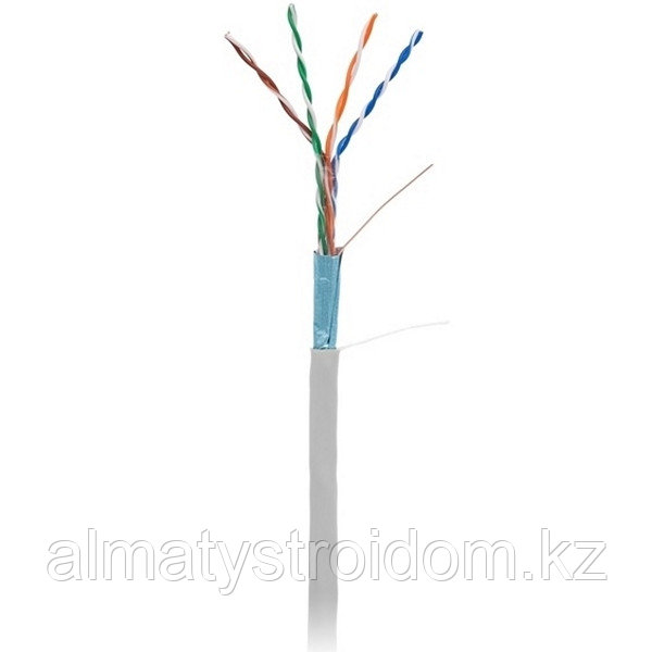 Кабель U/UTP NETLAN EC-UF004-5E-PVC-GY Cat 5e для внутренней прокладки, 305 м, купить в ...