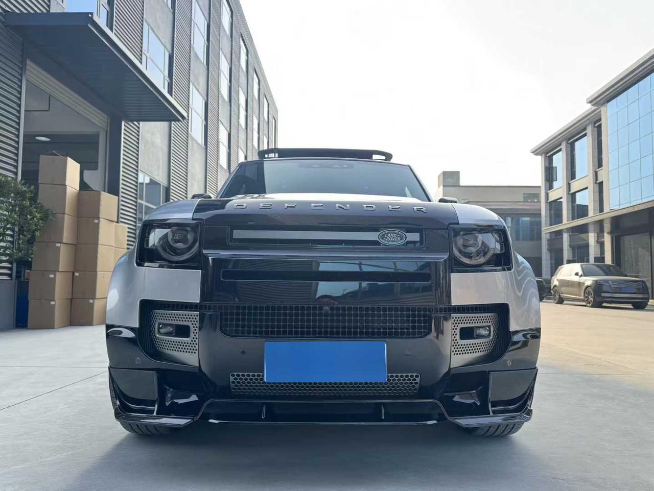 Губа переднего бампера для Land Rover Defender L663 2019+ Ленд Ровер ...
