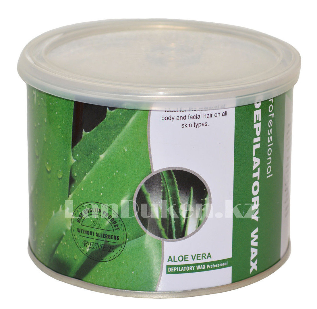 Воск в банке для депиляции "ALOE VERA Professional Depilatory Wax ...