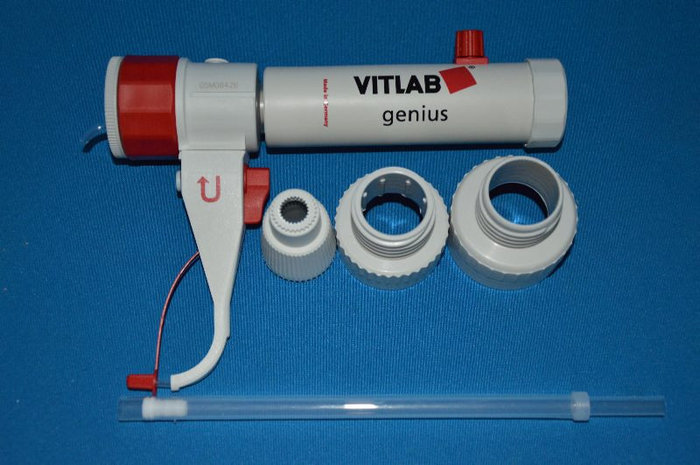 Диспенсер VITLAB simplex, V-2,5-25,0 мл, ц.д.0,5 мл, GL 45 (id 33509831)