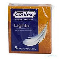 Презервативы Contex lights (3шт): продажа, цена в Алматы. Презервативы ...