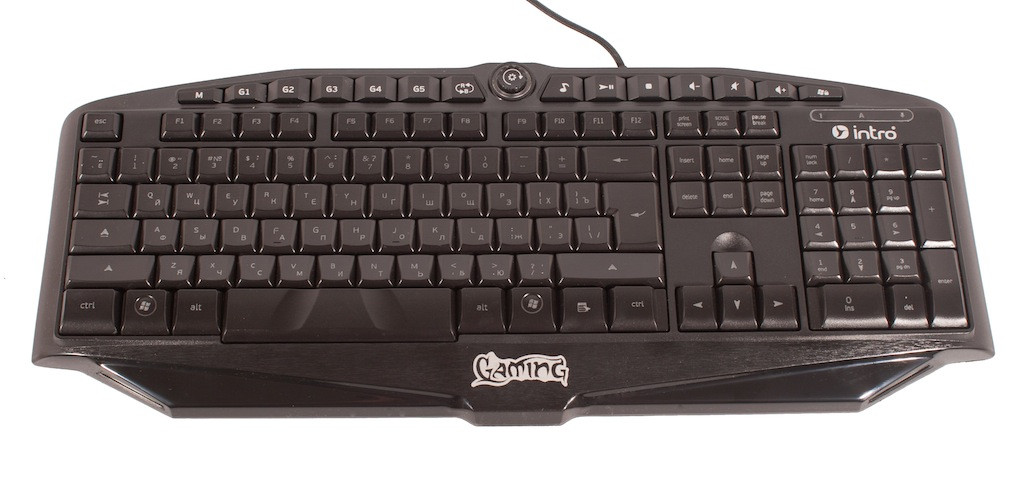 Клавиатура проводная Intro KU209G, Gaming black USB: продажа, цена в ...