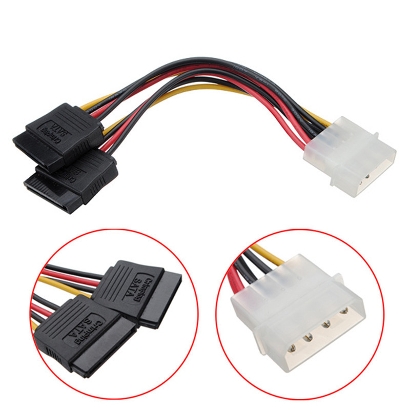 Кабель питания (переходник) Molex IDE 4Pin - 2 x SATA в Астане. кабели ...