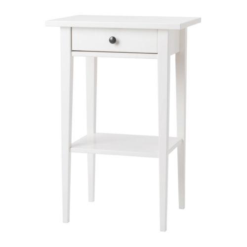 Тумба прикроватная ХЕМНЭС, белая морилка, 46x35 см ИКЕА, IKEA - купить ...