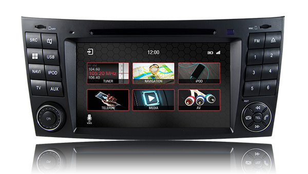 Штатное головное устройство Mercedes Benz E-Class MOST W211 2002-2008 ...