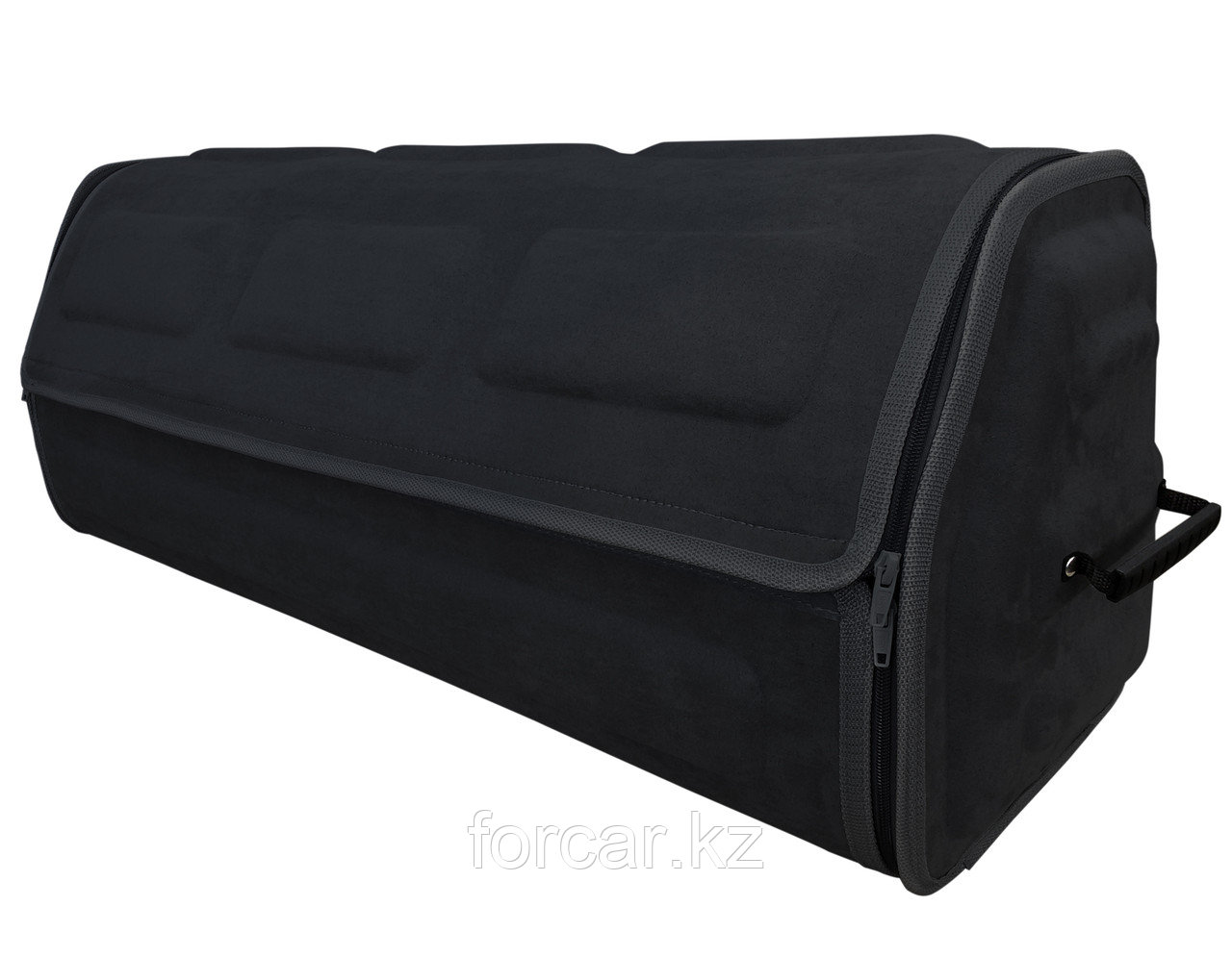 Органайзер FicoPro в багажник 80x26x30 (алькантара) черный, открытие ...