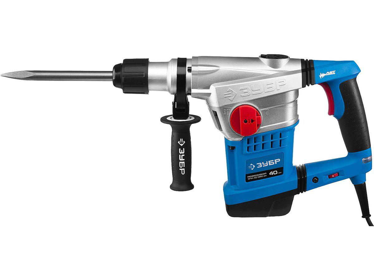 Купить Перфоратор ЗУБР ЗПМ-40-1250 ЭВК, SDS-Max, 10Дж, 6,8 кг, 1250Вт ...