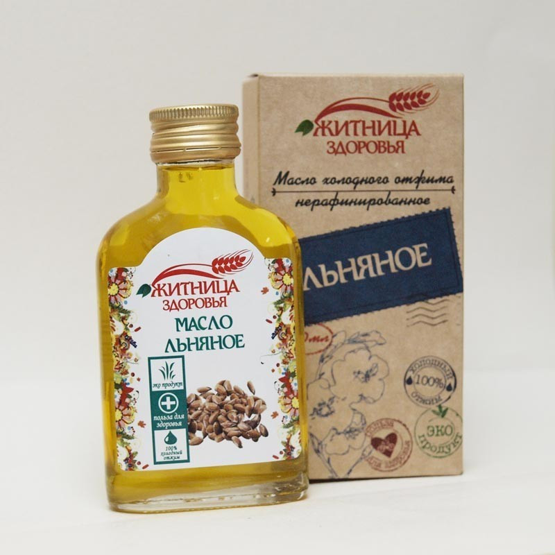 Купить Масло "Житница здоровья" льняное 0,1л в Астане. Полезные ...