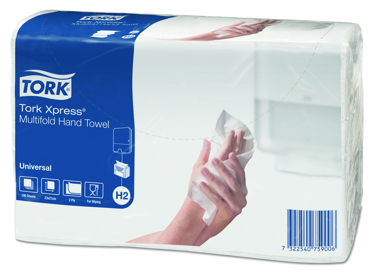 Tork Universal Xpress® листовые полотенца сложения Multifold 471103 ...