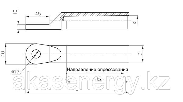 Зажимы заземляющие ЗПС-35-3В, ЗПС-50-3В, ЗПС-70-3В, ЗПС-100-3В, ЗПС-120 ...