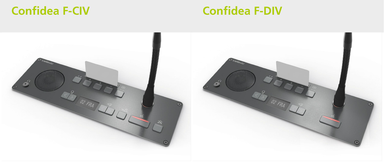 Televic Confidea F проводной врезной микрофонный пульт (id 61418520)